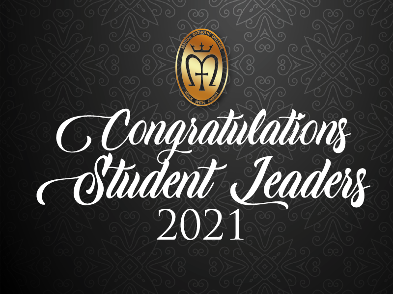 Introducing our 2021 Student Leadership Team | Marian Catholic College
