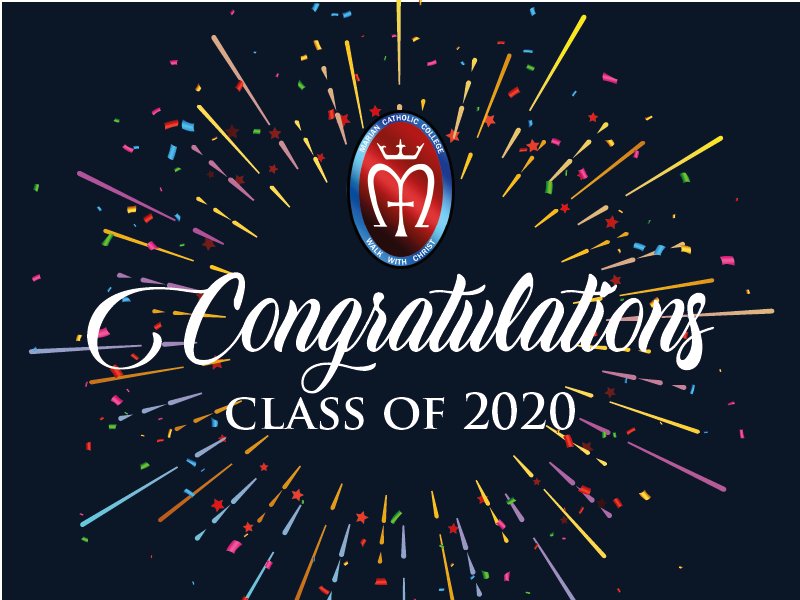 Congratulations Class of 2020 | Marian College Kenthurst